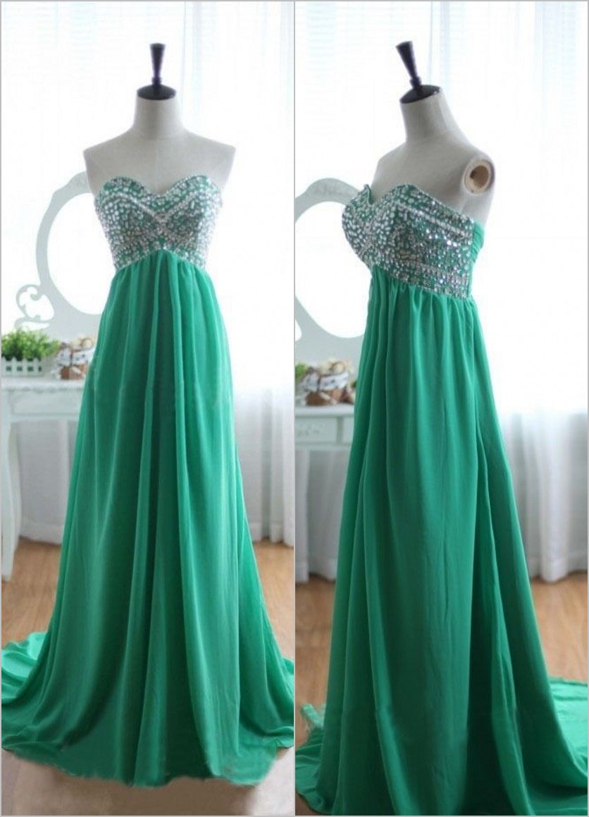 Long Chiffon Prom Dress, Party Dress on Luulla