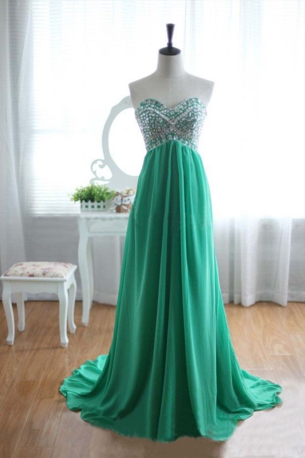 Long Chiffon Prom Dress, Party Dress on Luulla